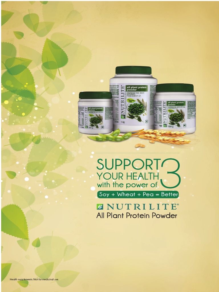 All Plant Protein Powder Brochure - English | PDF