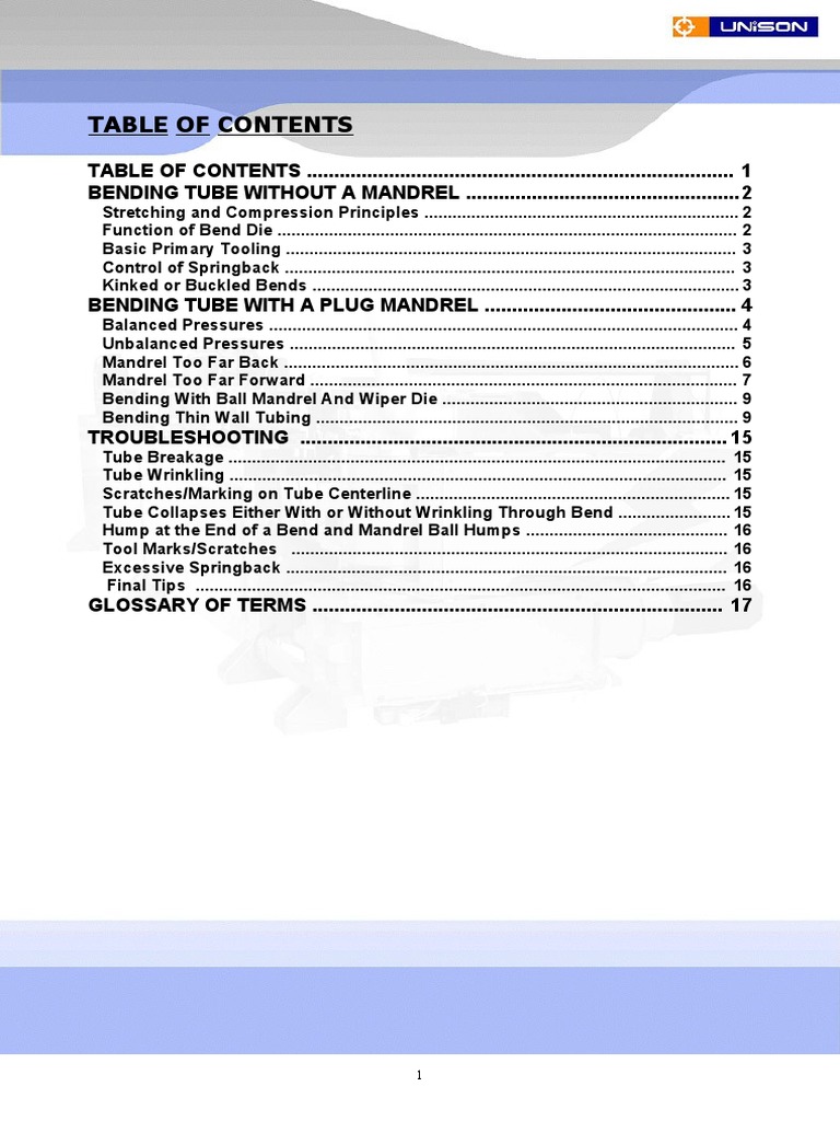 Tube Bending Guide | PDF | Pipe (Fluid Conveyance) | Metalworking