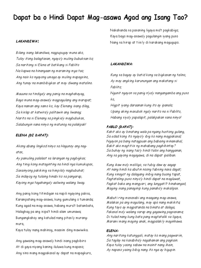 Balagtasan | PDF