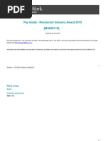Restaurant Industry Award Ma000119 Pay Guide | PDF | Overtime | Labor