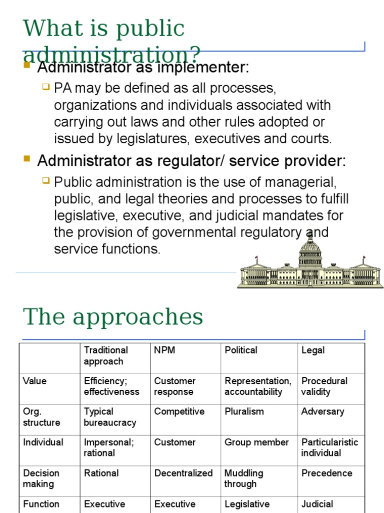 Understanding Public Administration Basics | PDF | Public ...