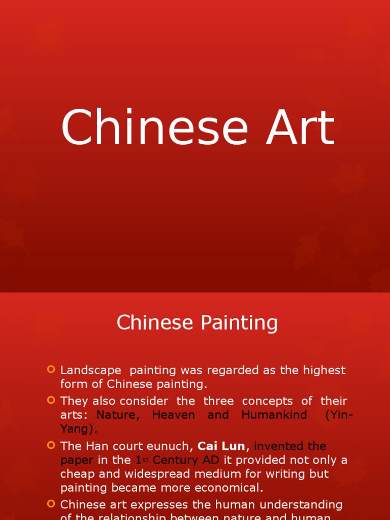 Chinese Art PPT | Paintings | China | Free 30-day Trial | Scribd