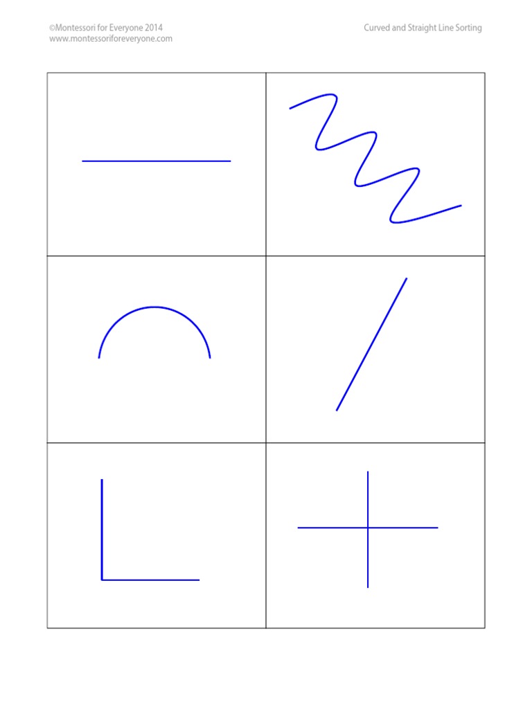 Curved and Straight Line Sorting PDF | PDF
