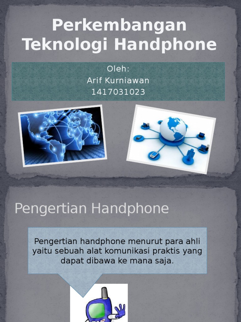 Perkembangan Teknologi Handphone | PDF