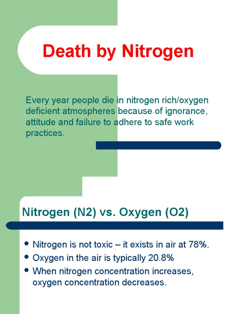Nitrogen Awareness | PDF | Hypoxia (Medical) | Breathing