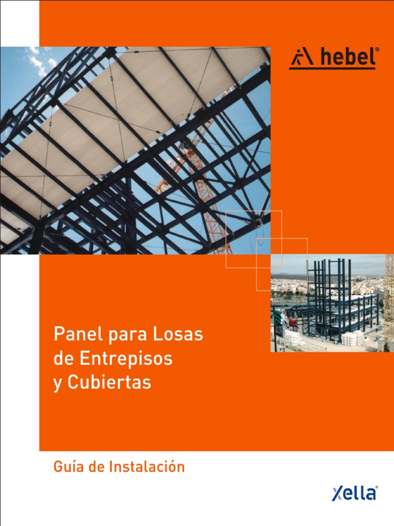 Guía de Instalación de Paneles Hebel | PDF | Herramientas | Hormigón