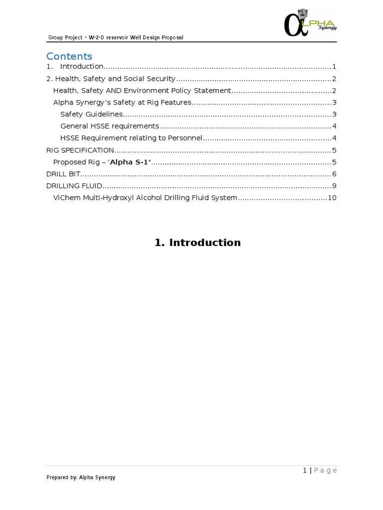 Rig Design Project Report | PDF | Drilling Rig | Oil Well