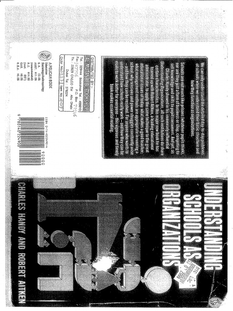 Handy Aitken Understanding Schools As Organizations | PDF