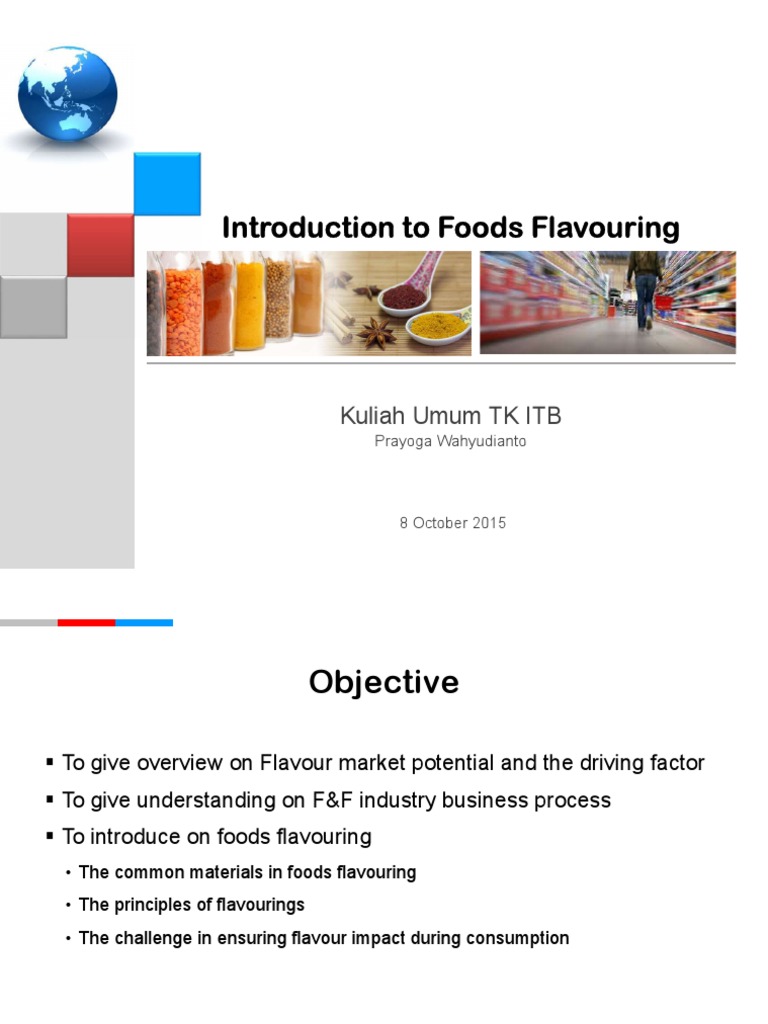 Introduction To Foods Flavouring - v1.0 | PDF | Flavor | Taste