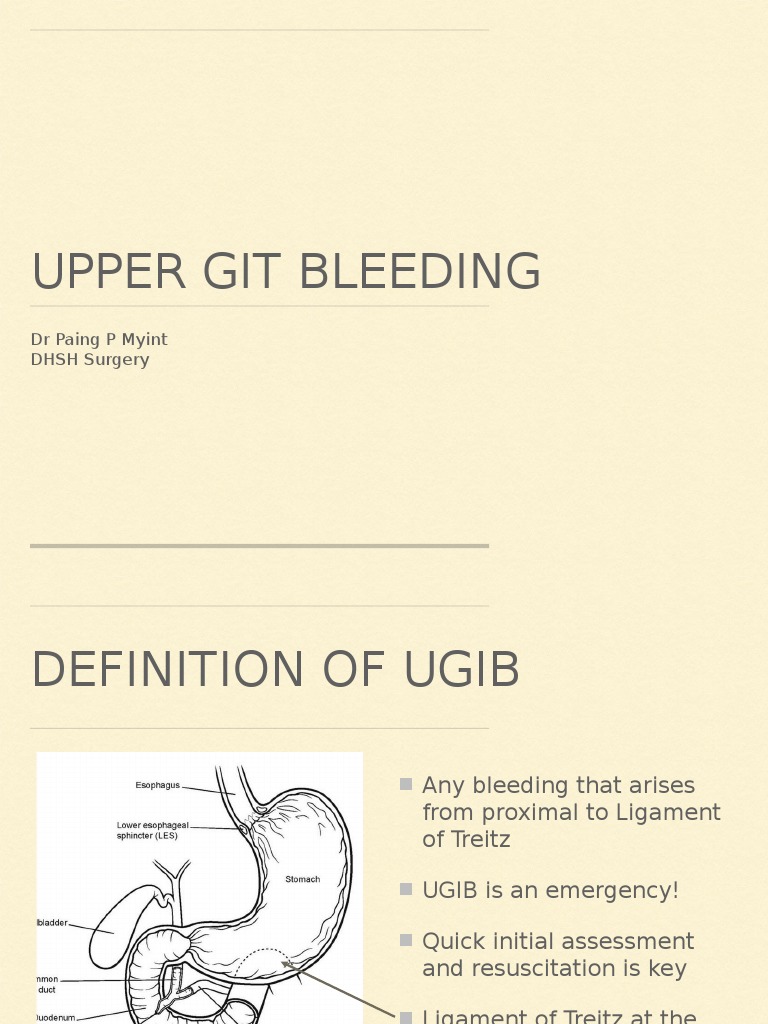 Upper GIT Bleeding 2015 | Download Free PDF | Peptic Ulcer | Hypertension