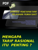 Contoh Perhitungan Unit Cost-Tarif Rawat Inap | PDF