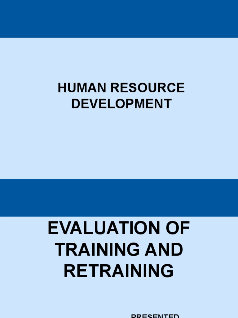 HRD Presentation | PDF | Evaluation | Learning