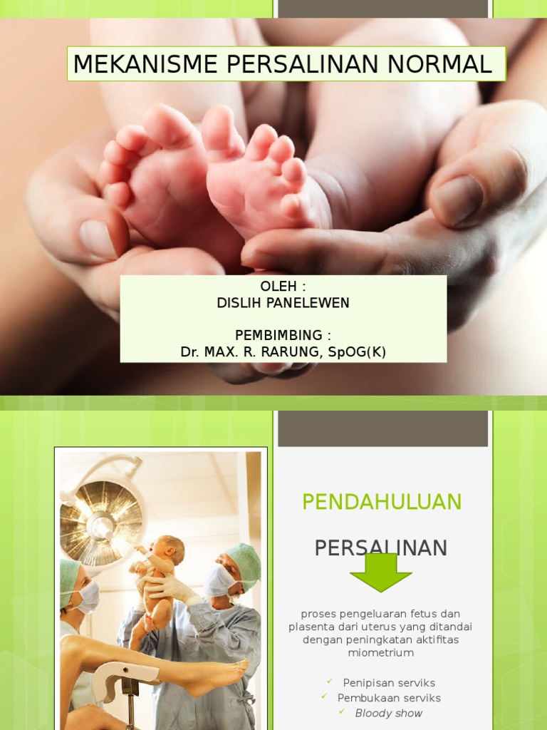 Mekanisme Persalinan Normal | PDF