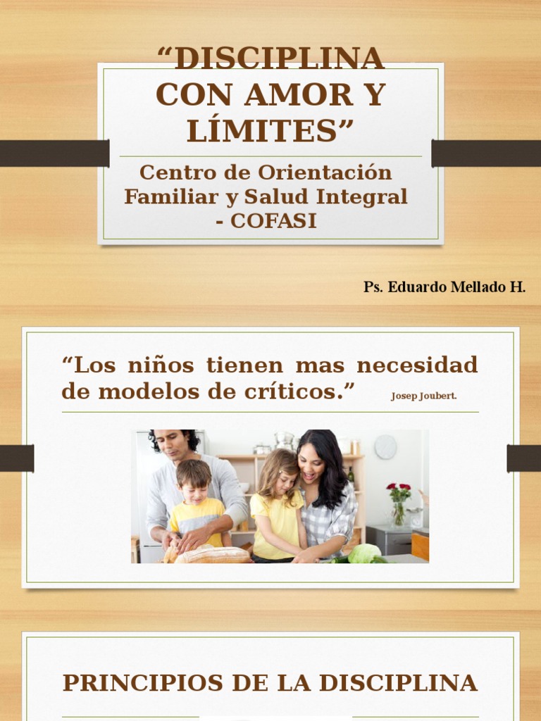 Disciplina Con Amor y Límites | PDF | Disciplinas | Comportamiento