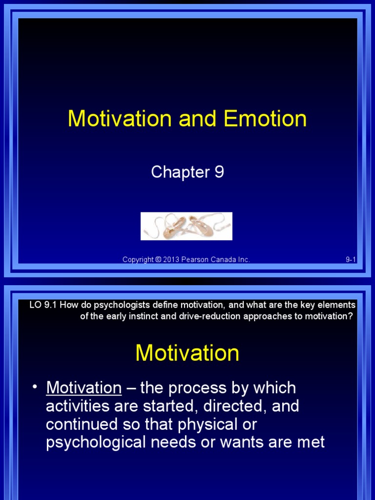 Chapter 9 2015 - Motivation and Emotion | PDF | Eating | Emotions