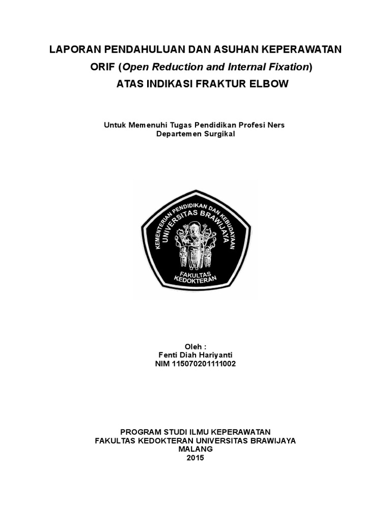LP ORIF Dengan Indikasi Fraktur Elbow | PDF