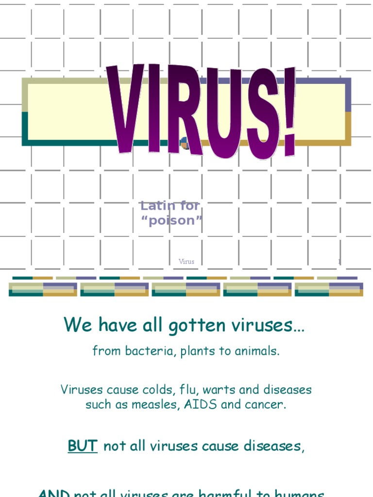 Latin For "Poison": Virus 1 | PDF | Bacteriophage | Virus