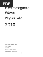 Electromagnetic Waves Project | PDF | Electromagnetic Radiation ...