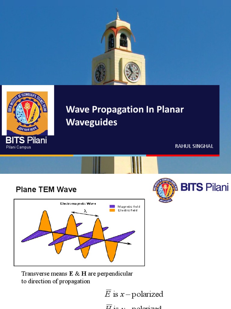 Wave Propagation in Planar Waveguides | PDF | Magnetic Field | Flux