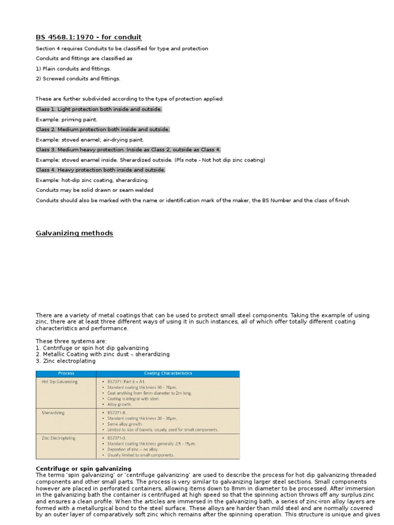 BS 4568 | PDF | Galvanization | Pipe (Fluid Conveyance)