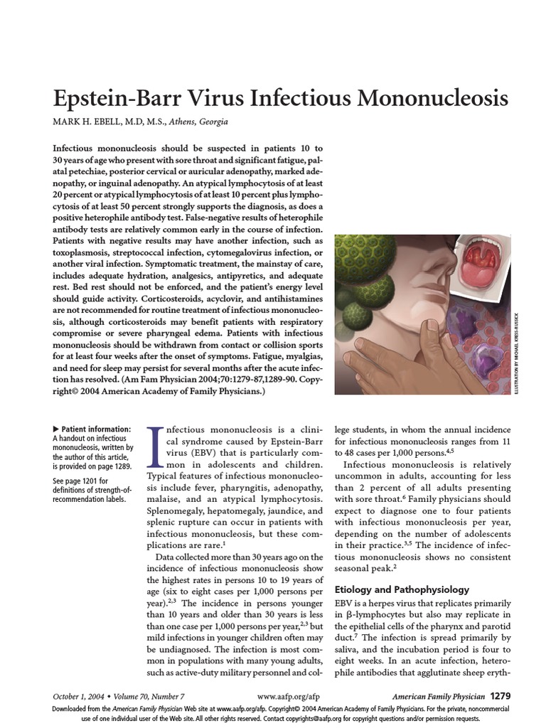 Mononucleosis | PDF | Infection | Immunology