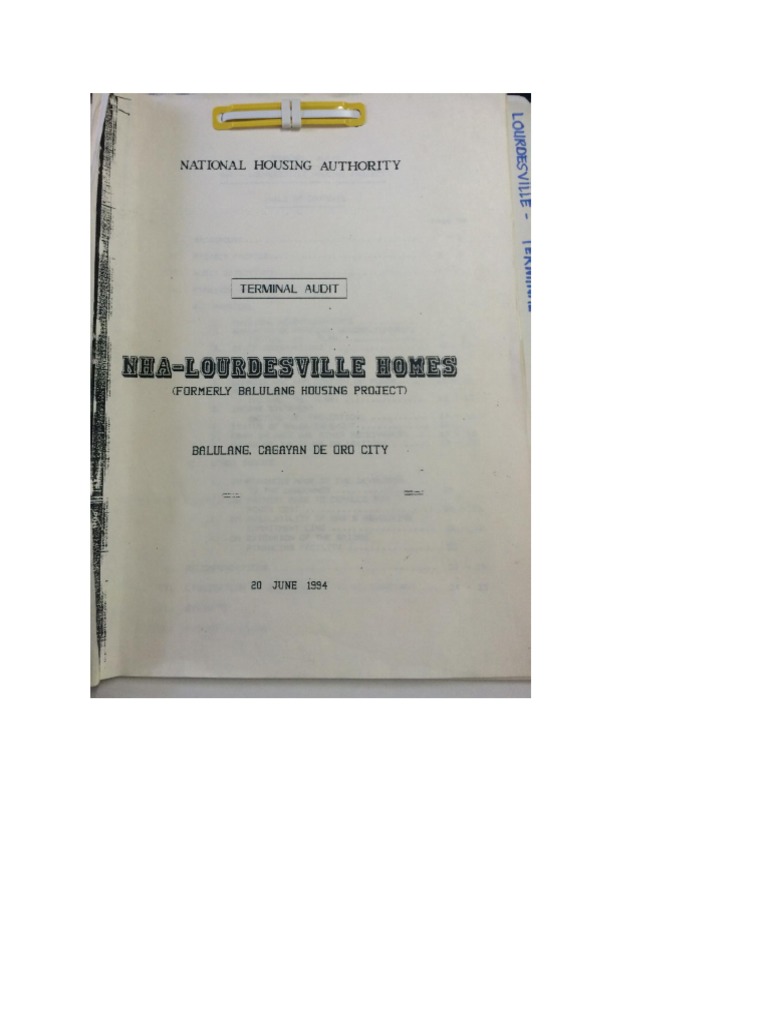 Terminal Report (Sample) - 1 | PDF