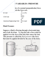Principles of Hydrostatics: Unit Pressure or Pressure, P | PDF | Pressure Measurement | Pressure