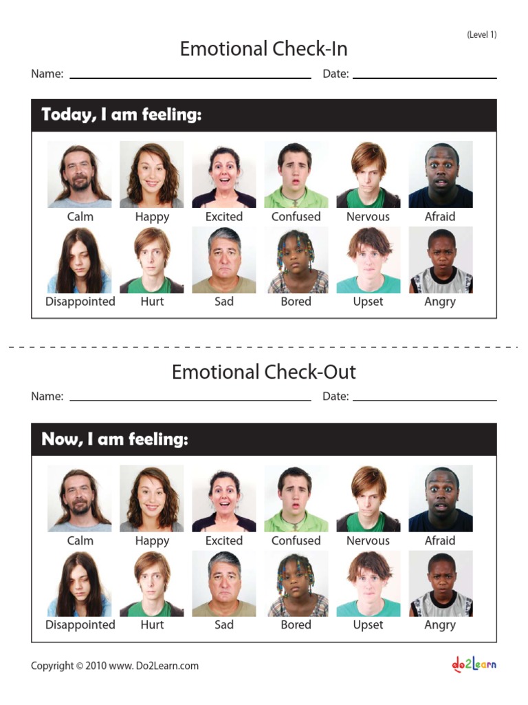 EmotionalCheckIn Out Level01 | PDF