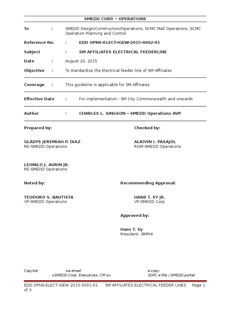 Sample Design Criteria | PDF | Electrical Engineering | Electricity