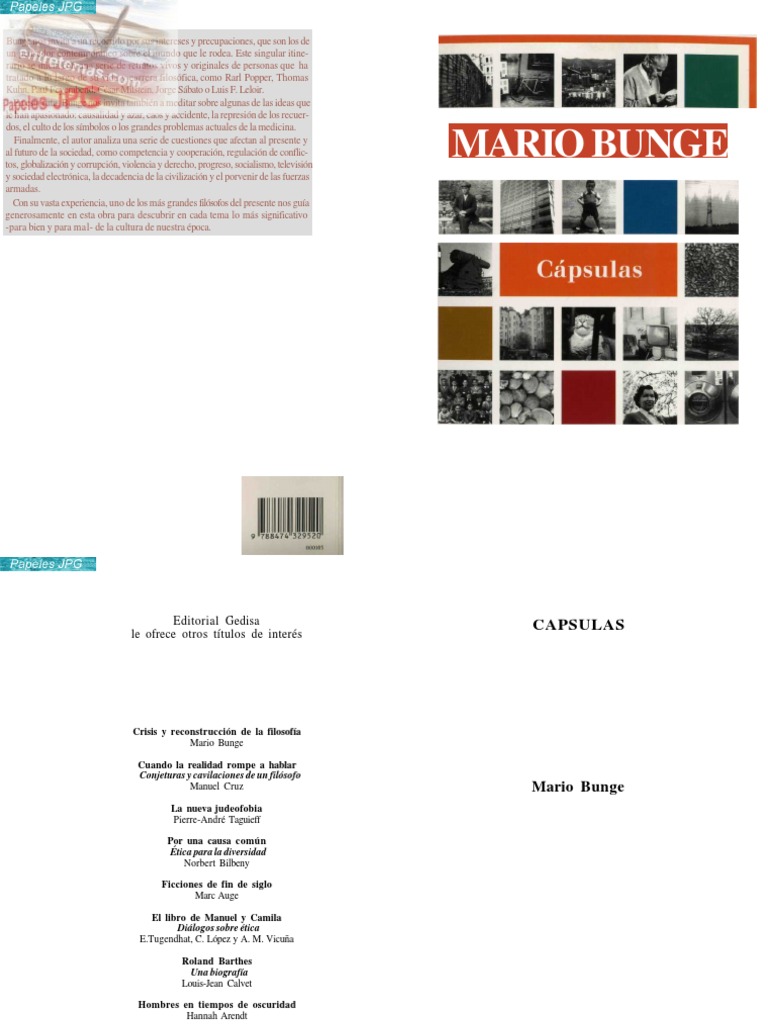 Bunge Mario - Capsulas | PDF | Karl Popper | Science