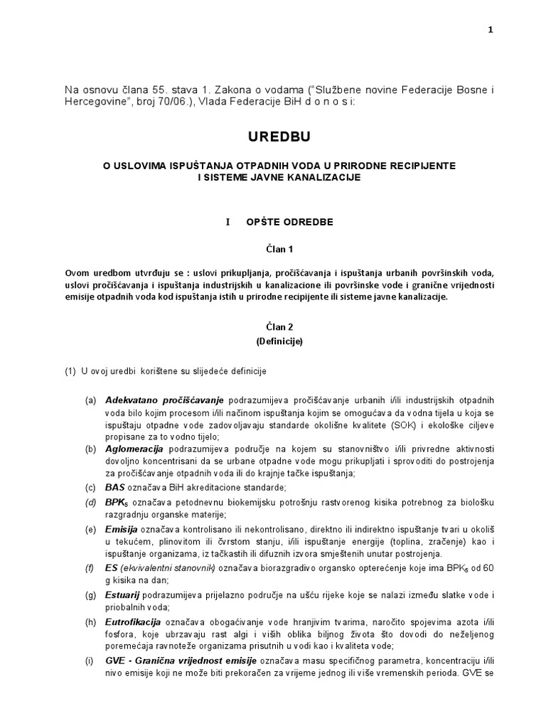 Uredba | PDF