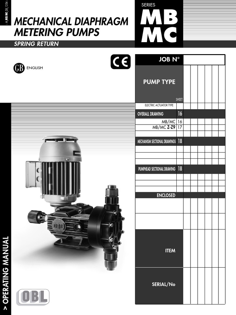 Bomba Obl | PDF | Pump | Valve