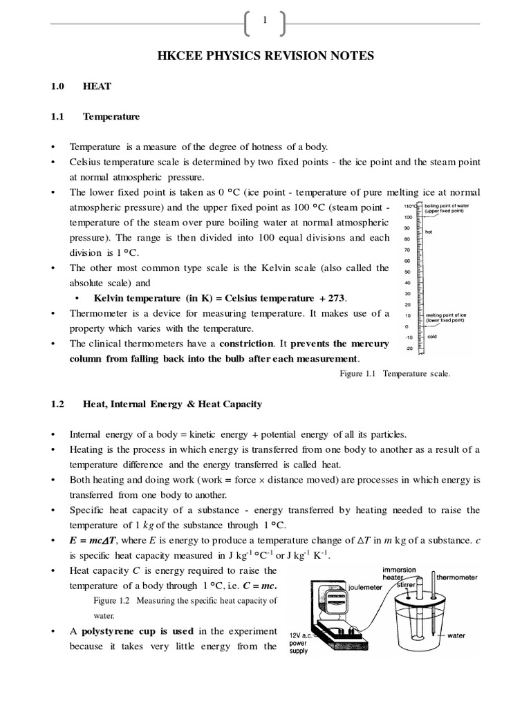 S5 Physics Revision Notes | PDF | Lens (Optics) | Waves