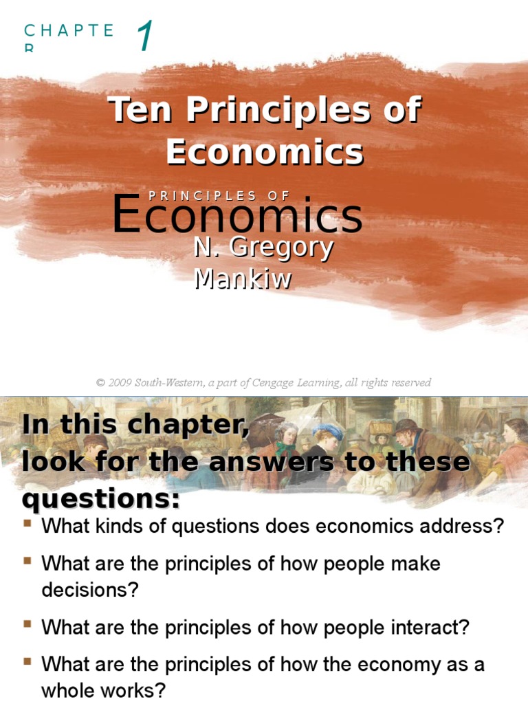 Ten Principles of Economics | PDF | Economics | Market Economy