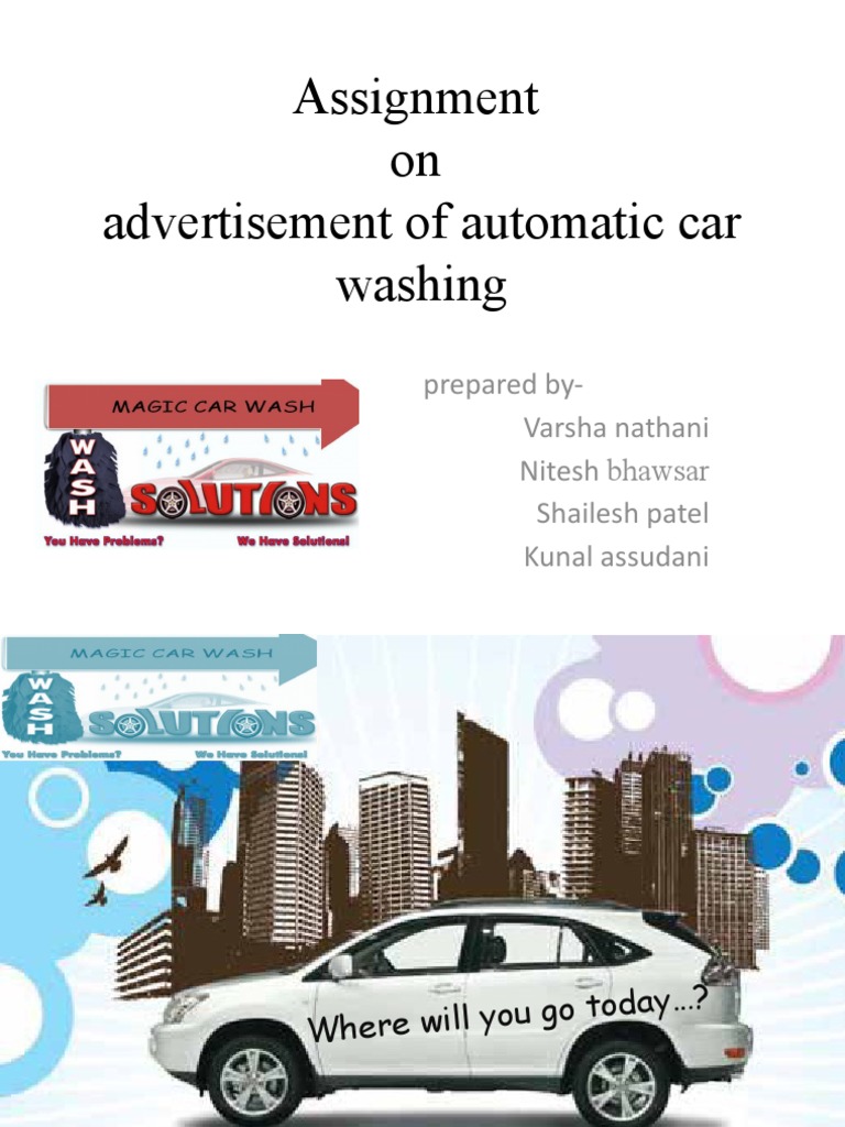 Presentation On Automatic Car Wash | PDF