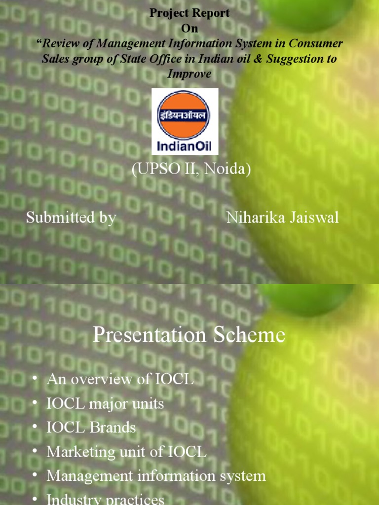 (UPSO II, Noida) Submitted by Niharika Jaiswal: Sales Group of State ...