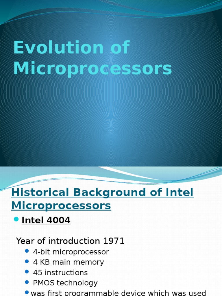 History Of Microprocessor Pdf _ Evolution of Microprocessors – XUIDDG
