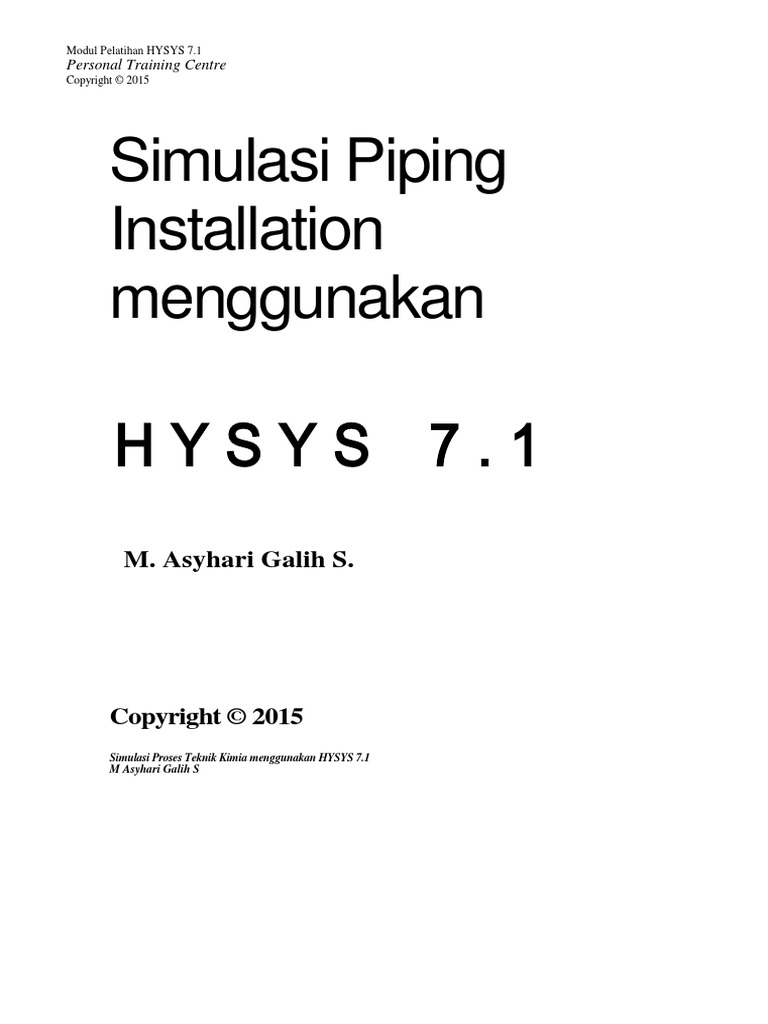 Contoh Piping Simulation | PDF