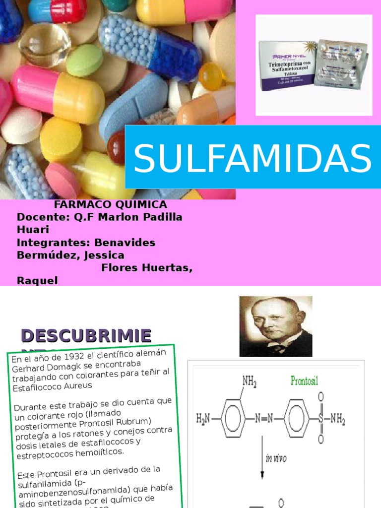 SULFAMIDAS.ppt | Farmacología | Drogas | Prueba gratuita de 30 días ...