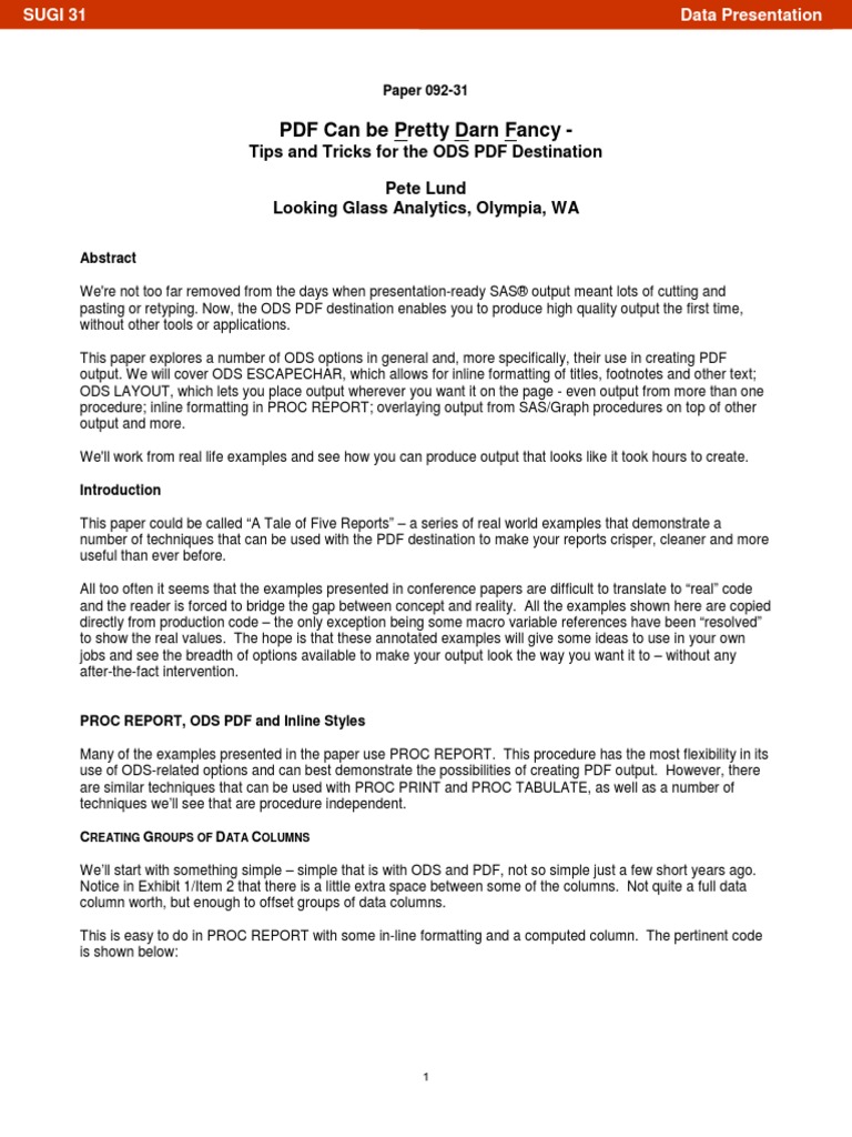 Fancy PDF | PDF | Html | Parameter (Computer Programming)