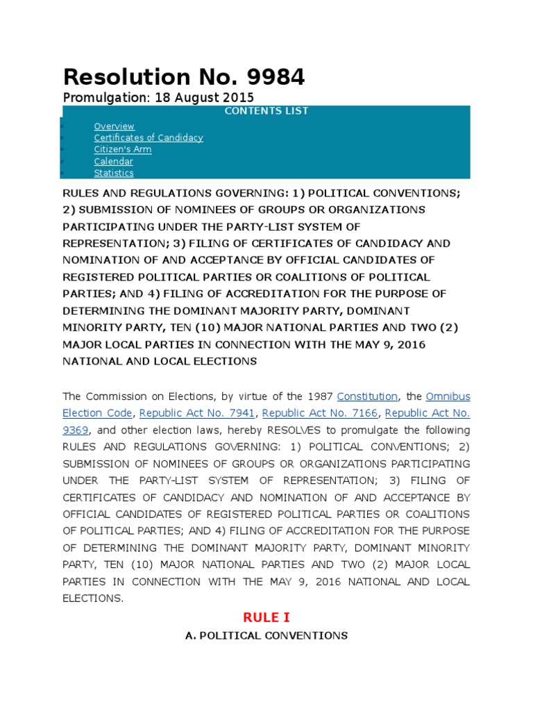 Resolution No | PDF | Absentee Ballot | Voting