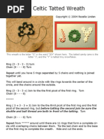 Free Tatting Patterns Tatted Bookmark #3 | PDF