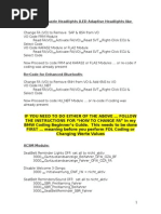 BMW Coding Parameters - F30 - For 3 and 4 Series | PDF | Motor Vehicle ...