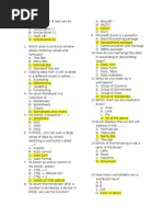 MS Excel Multiple Choice Questions With Answers | PDF | Spreadsheet | Microsoft Excel