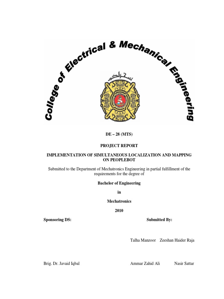 Implementation of Simultaneous Localization and Mapping On Peoplebot ...