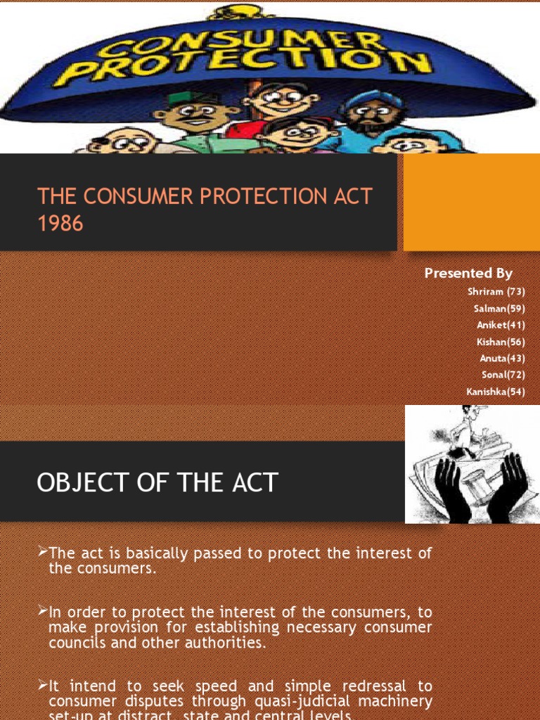 Consumer Protection Act | PDF | Prices | Government