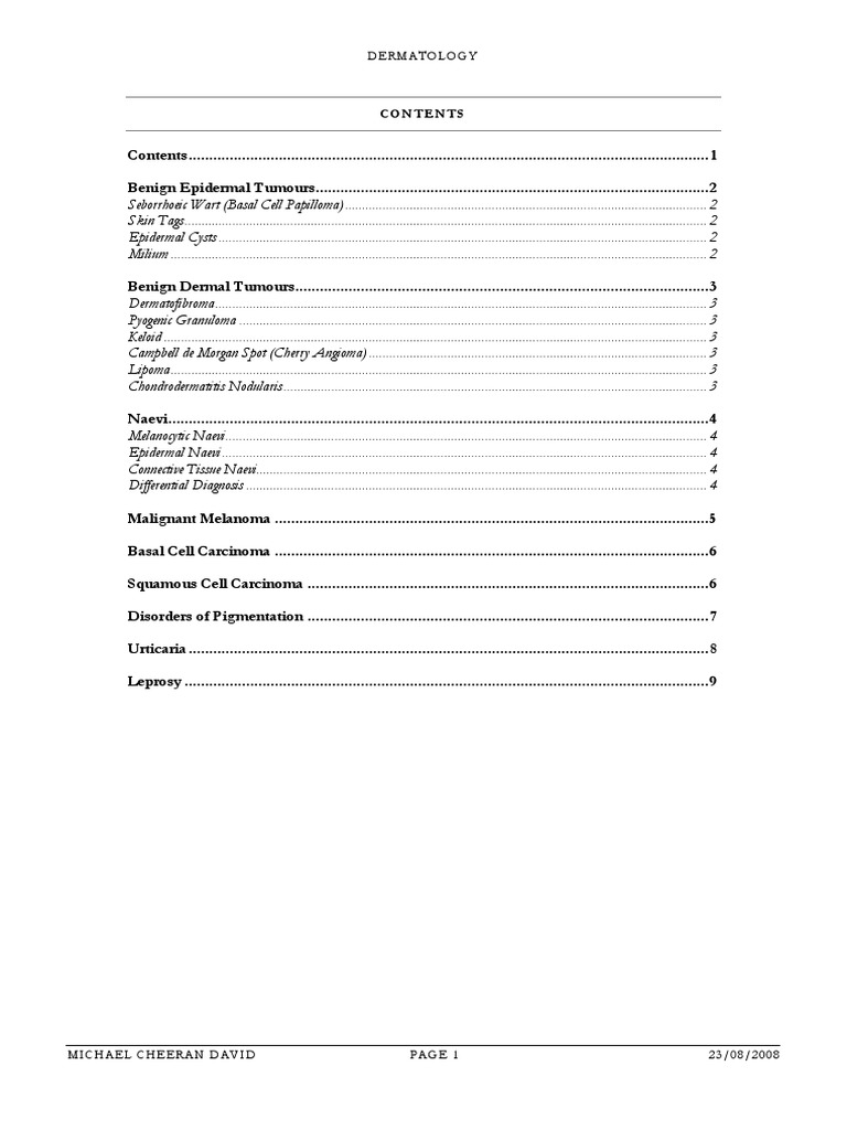 Skin Disease | PDF | Cutaneous Conditions | Dermatology