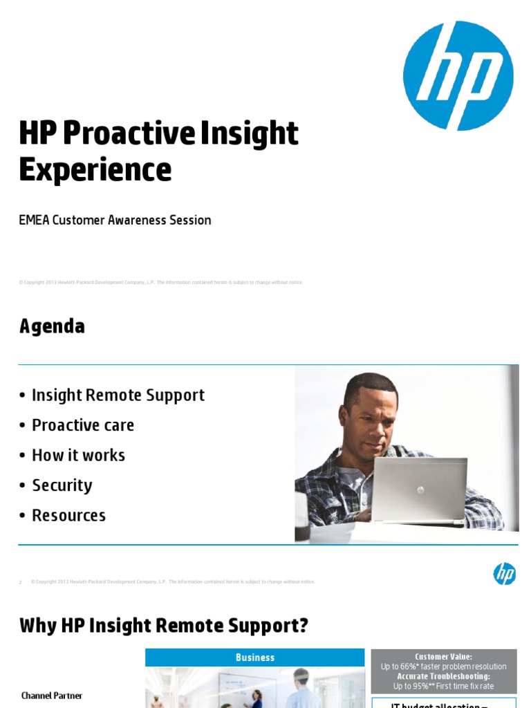 HP Proactive Insight Experience: EMEA Customer Awareness Session | PDF ...