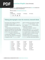 CAE Use of English Practice Tests | PDF