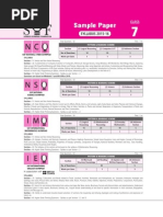 Icso Sample Paper Class-7 2025-26 | PDF | Computer Program | Programming